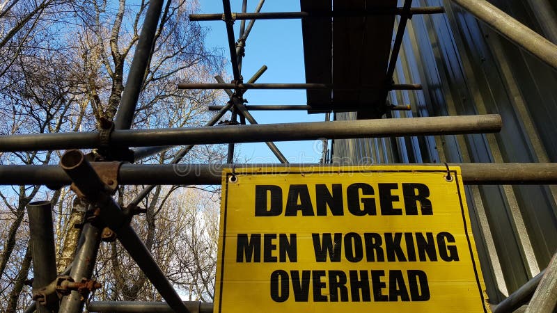 Danger Men Working Overhead Sign Stock Photos - Free & Royalty-Free ... Danger Men Working Overhead Sign Stock Photos - Free & Royalty-Free ...