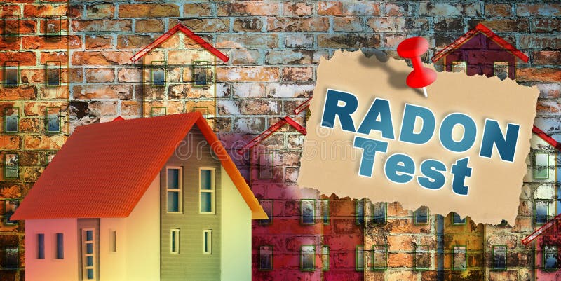 The Danger of Natural Radon Gas in Our Homes Stock Photo - Image of ...