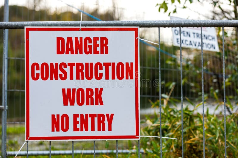 Danger no entry stock image. Image of information, area - 67734673