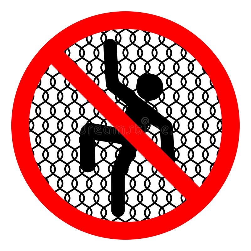 Warning Razor Wire Symbol Sign, Vector Illustration, Isolated on White ...