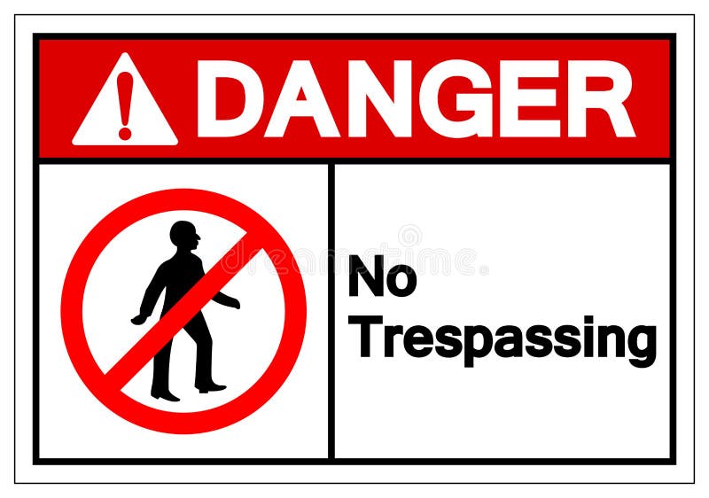 No Trespass Stock Illustrations – 109 No Trespass Stock Illustrations ...