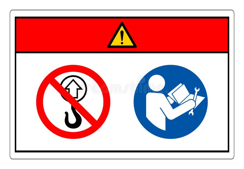 Danger Lift Point Symbol Sign,Vector Illustration, Isolated on White ...