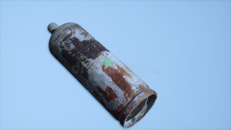 Danger Old Rusted Gas Container Stock Photo - Image of industry, bottle ...