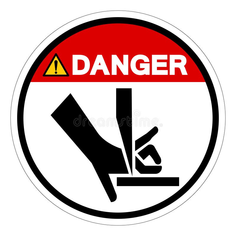 Danger Open Blade Symbol Sign, Vector Illustration, Isolate on White ...