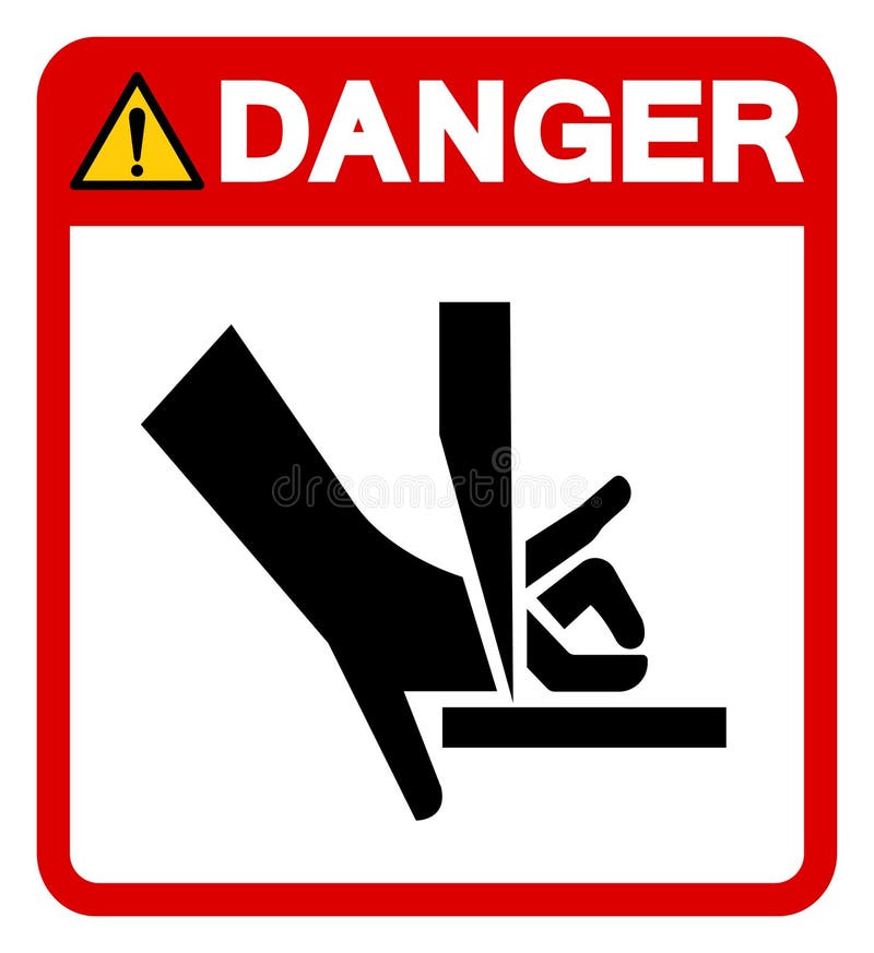 Danger Open Blade Symbol Sign, Vector Illustration, Isolate on White ...