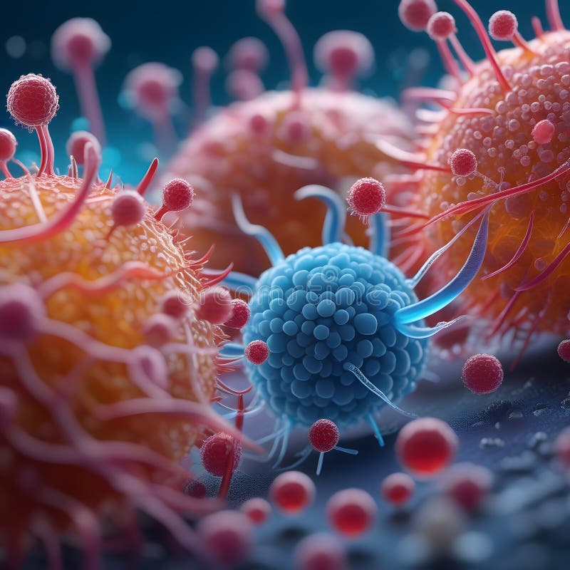 Danger Pathogens, AI-generatet Stock Illustration - Illustration of ...