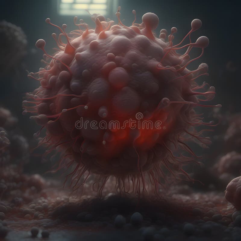 Danger Pathogens, AI-generatet Stock Illustration - Illustration of ...