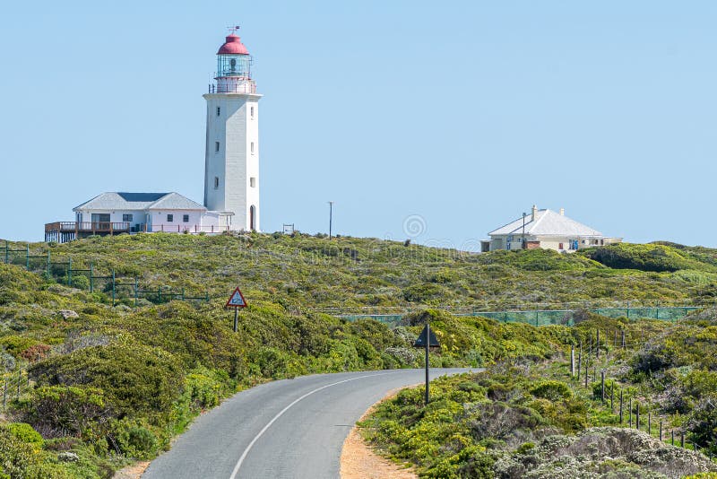 Danger Point Lighthouse Near Gansbaai Editorial Stock Photo - Image of ...