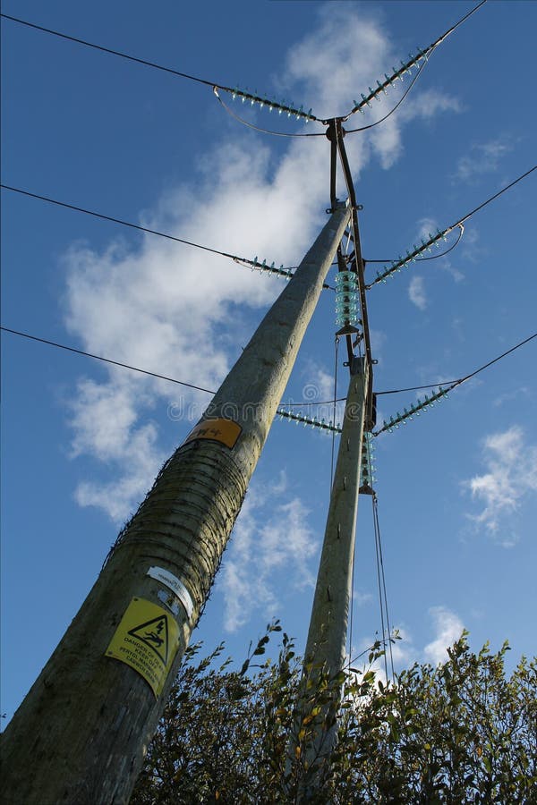 Danger Power Lines stock photo. Image of sign, wire, electricity - 27365146