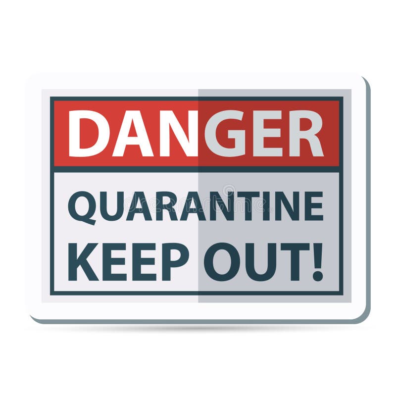 Cartoon Danger Keep Out Sign Stock Illustrations – 48 Cartoon Danger ...