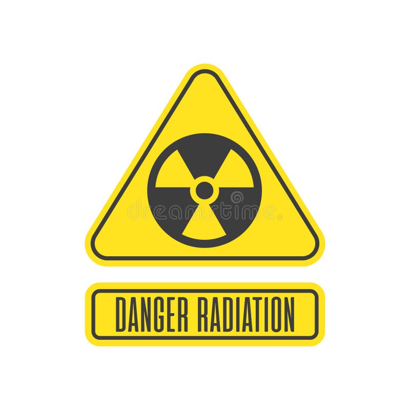 Danger radiation sign stock vector. Illustration of pollution - 310161197