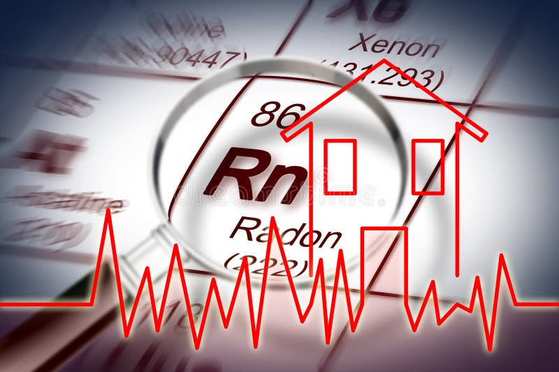 The Danger of Radon Gas in Our Homes - Concept Image with Check-up ...