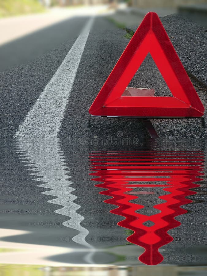 Danger Red Road Sign Abstract Art Stock Image - Image of road, danger ...