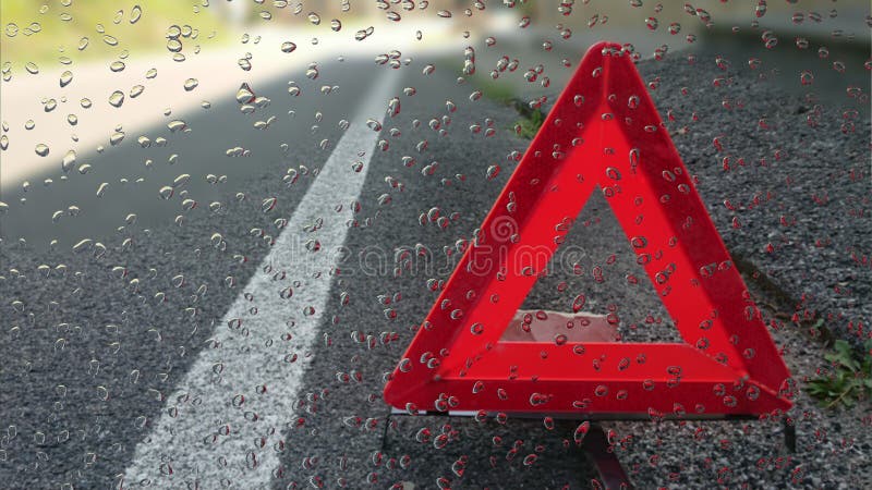 Danger Red Road Sign Abstract Art Stock Image - Image of abstract, sign ...