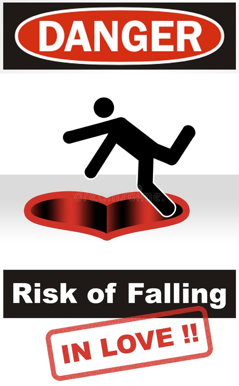 Danger Falling Risk Warning Sign Stock Illustrations – 3,152 Danger ...