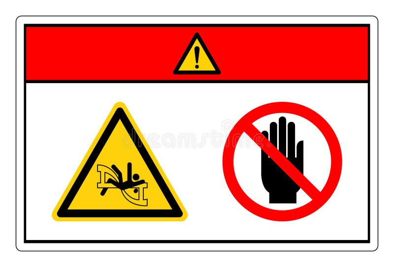 Danger Rotating Agitator Do Not Touch Symbol Sign, Vector Illustration ...
