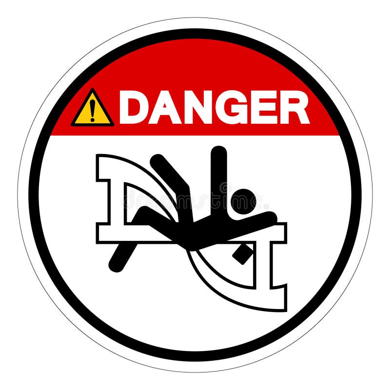 Danger Rotating Agitator Symbol Sign, Vector Illustration, Isolate on ...