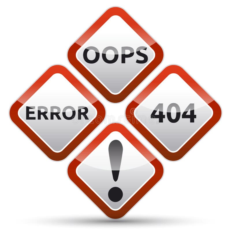 Error sign stock illustration. Illustration of fail, board - 21759953