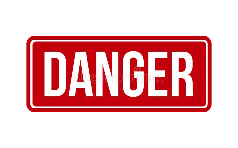 Danger Rubber Stamp. Red Danger Rubber Grunge Stamp Seal Vector ...