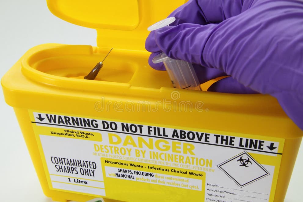 Danger sharp needle hazard stock photo. Image of drugs - 16276284