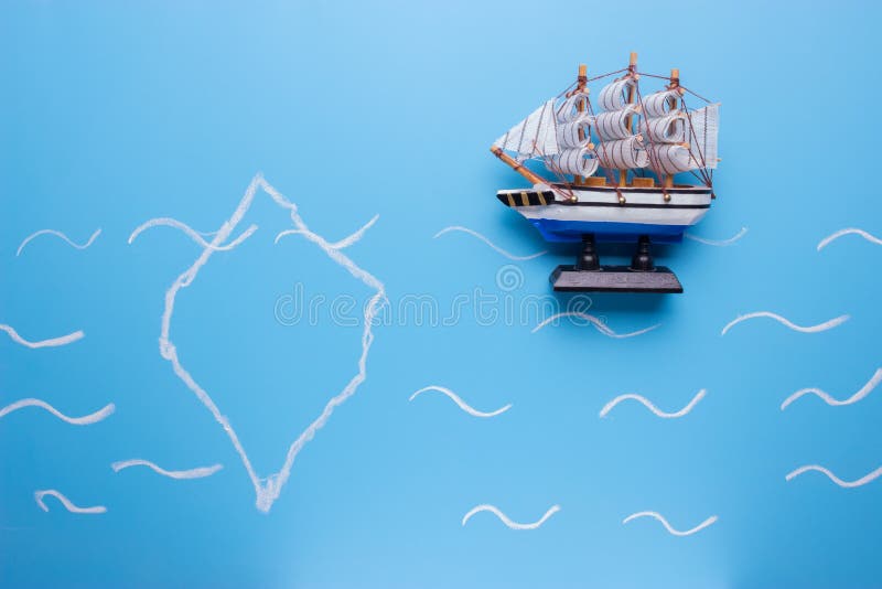 Danger for ship concept stock illustration. Illustration of crisis ...