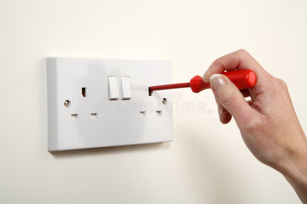 Danger of shock stock photo. Image of danger, socket, closeup - 2579412