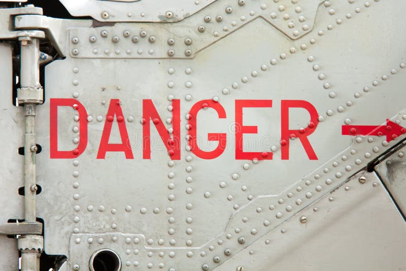 Helicopter danger sign stock photo. Image of color, objects - 41773618