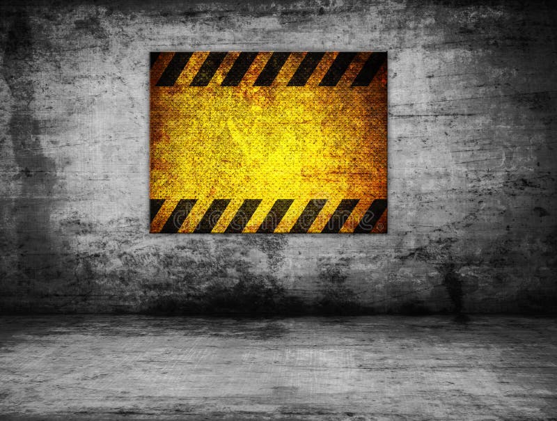 Danger sign stock illustration. Illustration of rusted - 17298026