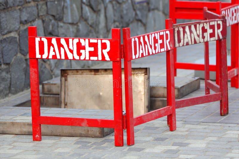 Danger Sign stock image. Image of area, safe, avert, forbidden - 17855639
