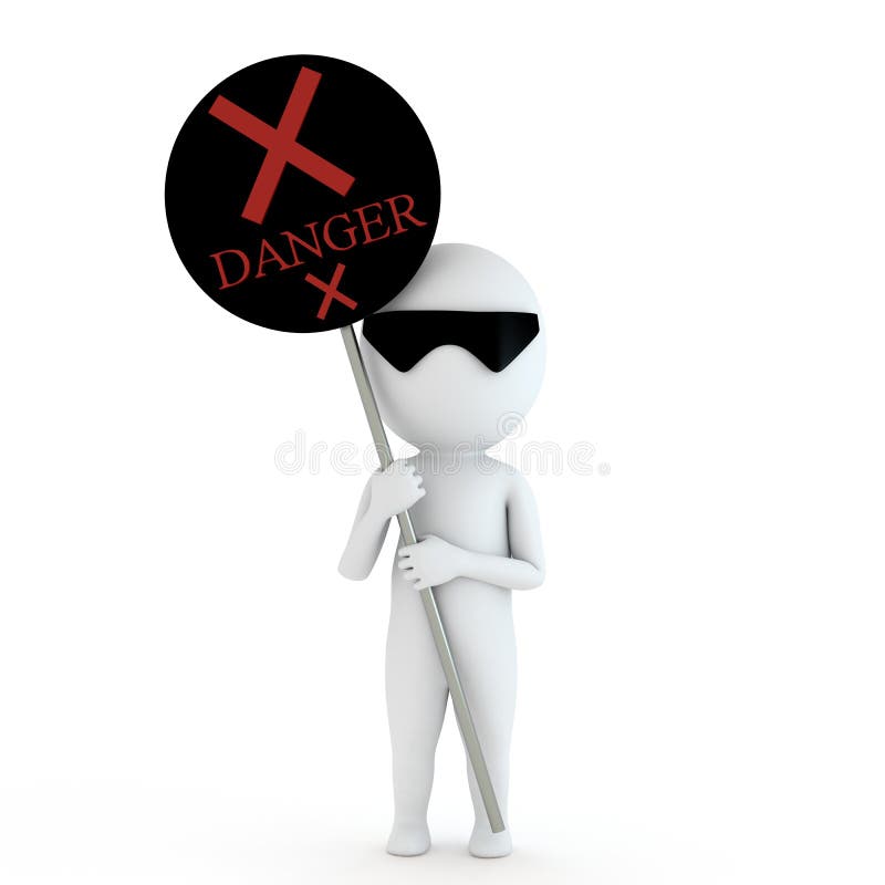 3d Man Under Construction Board Stock Illustrations – 17 3d Man Under ...