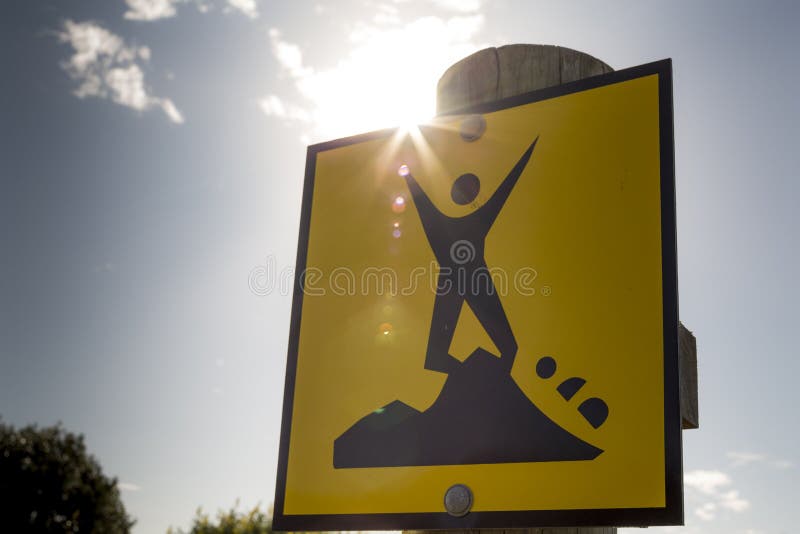 Danger Sign stock image. Image of hazardous, cliff, caution - 27772139