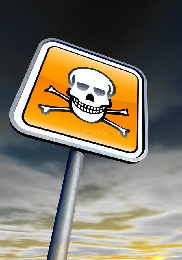 Danger sign stock illustration. Illustration of conditions - 7718436