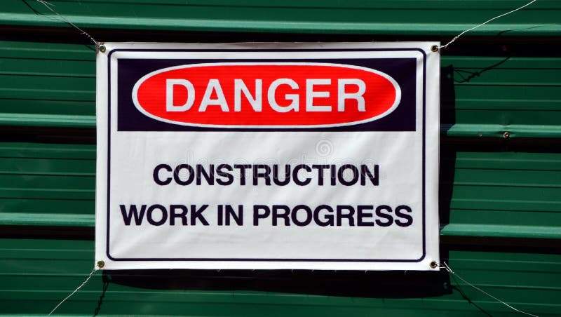 Danger sign stock image. Image of design, progress, warning - 82305509
