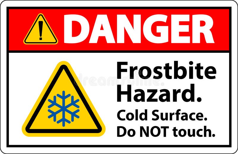 Frostbite Hazard Stock Illustrations – 78 Frostbite Hazard Stock ...