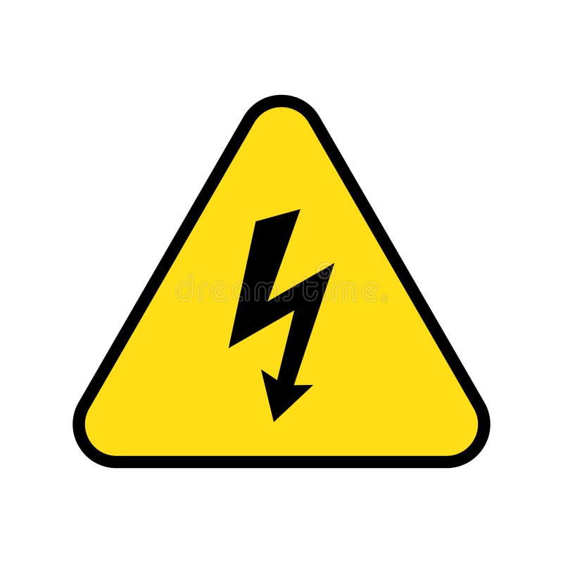 High Voltage Label Sign Stock Illustrations – 5,804 High Voltage Label ...