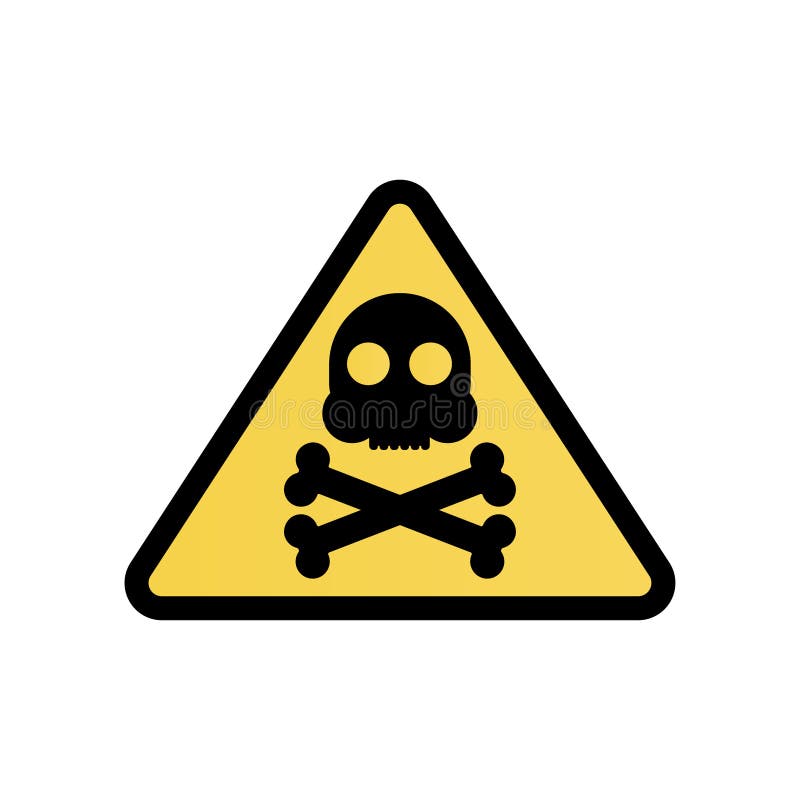 Danger Sign. Potential Danger Warning Stock Vector - Illustration of ...