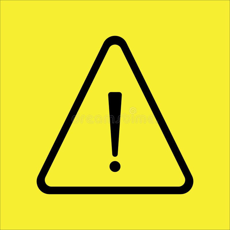 Danger Sign Symbol Icon Logo Vector Design Stock Vector - Illustration ...
