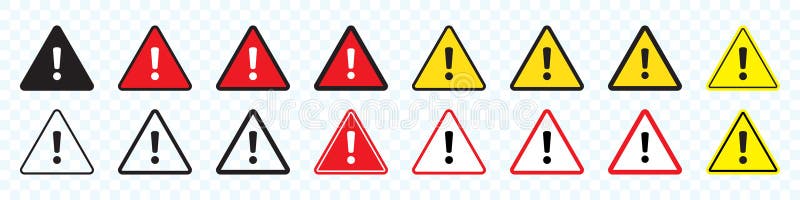 Danger Sign, Warning Sign, Attention Sign. Danger Icon, Warning Icon ...