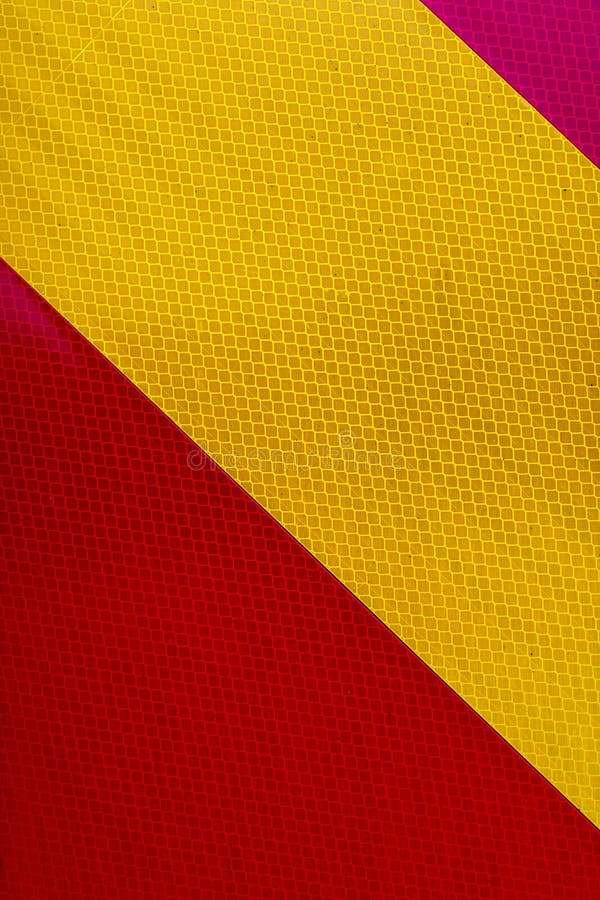 Danger Sign Yellow and Red Background Bright Safety Warning Stock Image ...
