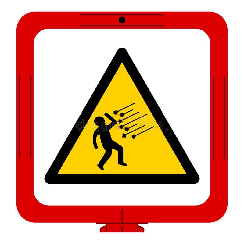 Danger Spark Symbol Sign, Vector Illustration, Isolate on White ...