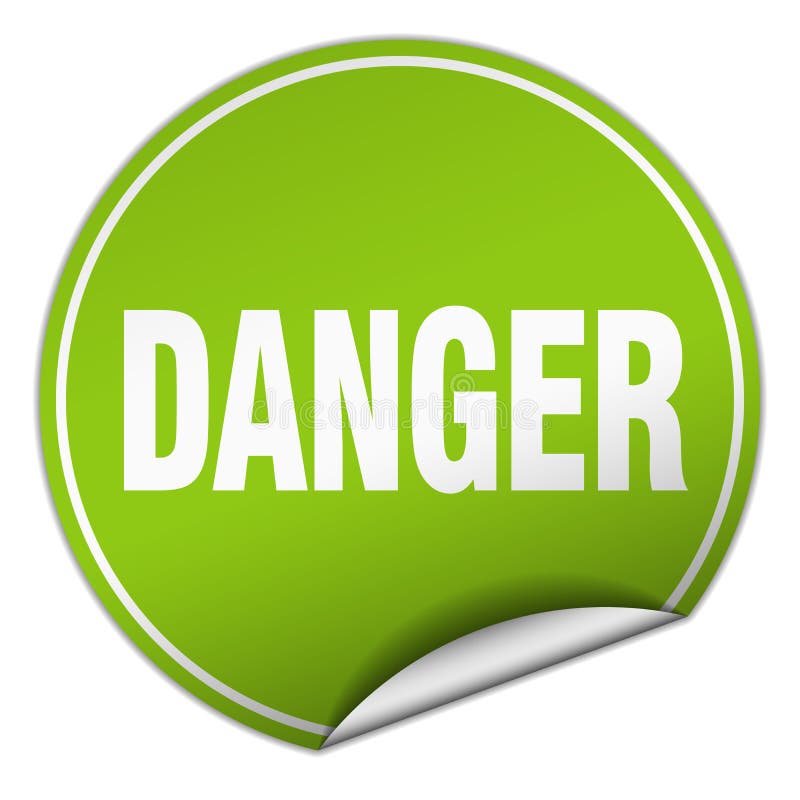 Danger Sticker Icons, Symbols Stock Vector - Illustration of risk ...
