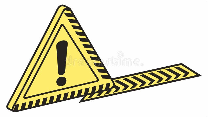 Danger Stripes Vector. Warning and Hazard Pattern for Safety and ...