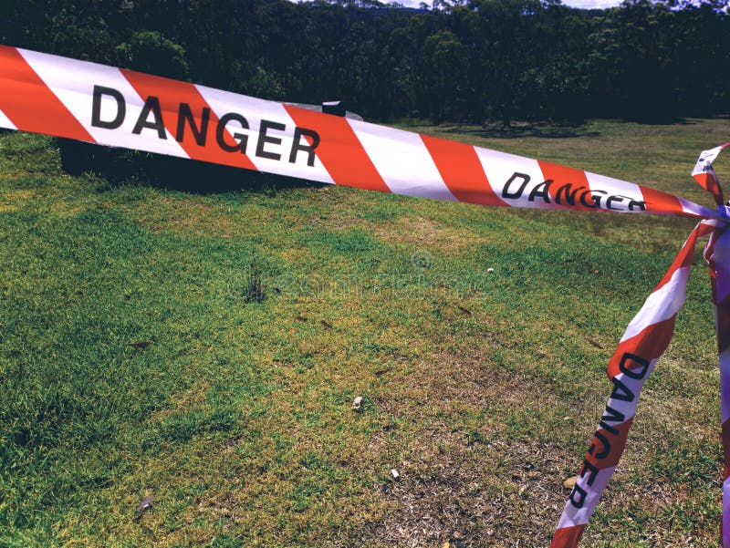 Danger Tape Restricting Access To Area Stock Image - Image of grunge ... Danger Tape Restricting Access To Area Stock Image - Image of grunge ...