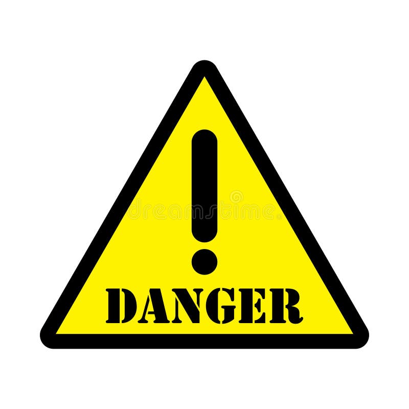 Risk Of Explosion - Triangle Sign Stock Illustration - Illustration of ...