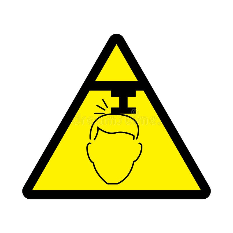 Danger Triangle Yellow Background Sign Stock Vector - Illustration of ...