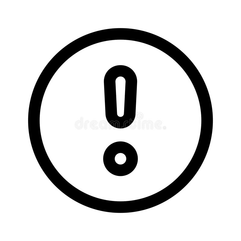 Danger Warning Icon Designed in Modern Style, Alert Icon Stock Vector ...