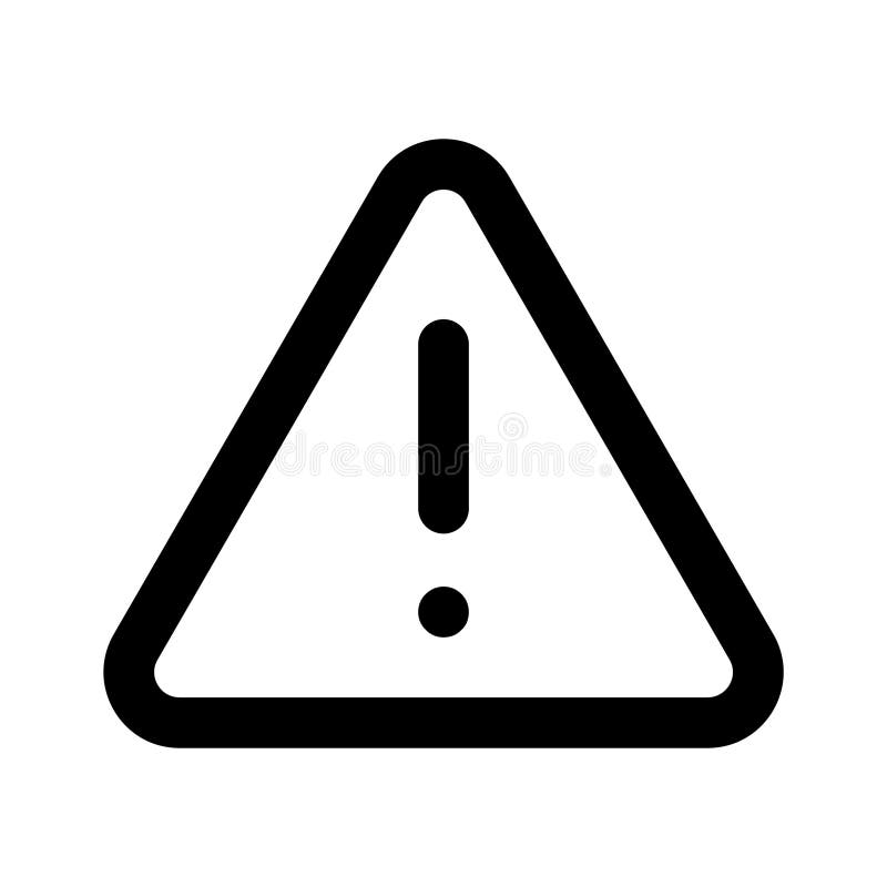 Danger Warning Icon Designed in Modern Style, Alert Icon Stock Vector ...