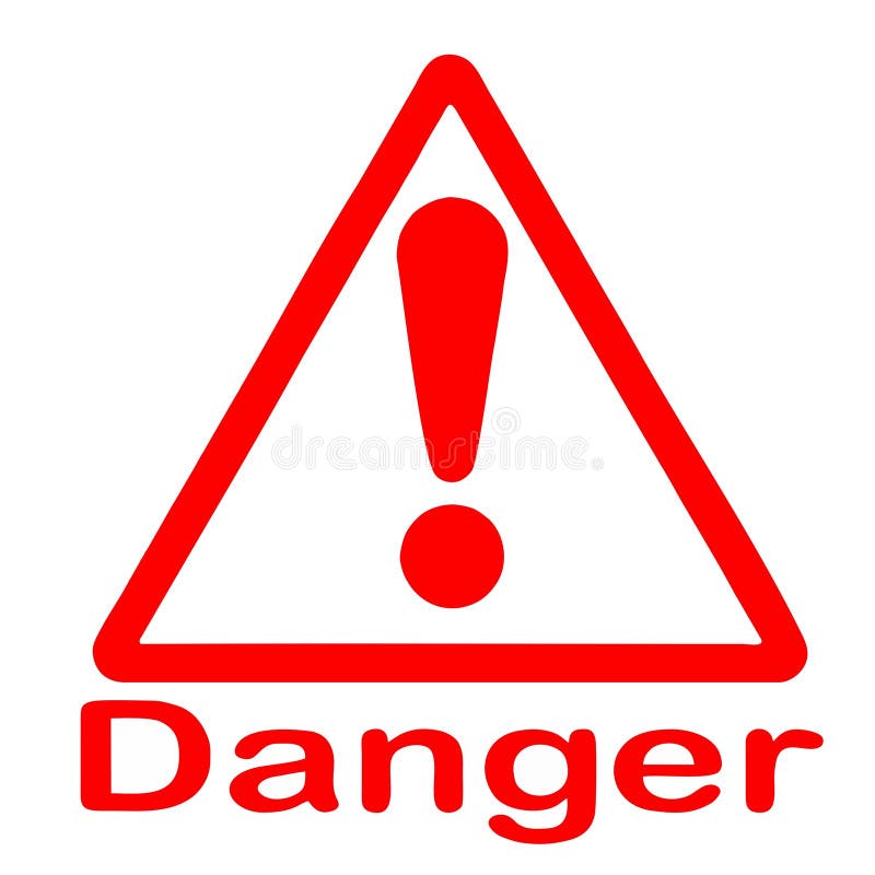 Danger Warning Caution Electric Shock Sign Symbol Stock Vector ...