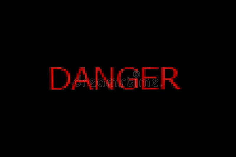 Danger word on the wall stock image. Image of burned - 83418105