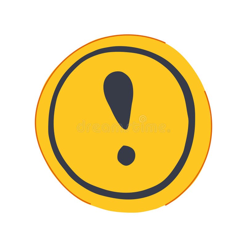 Danger Yellow Warning Sign Cartoon Vector Illustration Stock ... Danger Yellow Warning Sign Cartoon Vector Illustration Stock ...